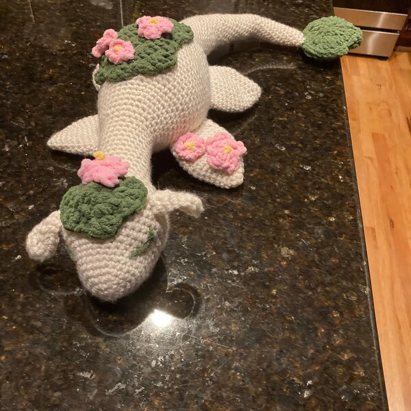 Seaflower Plesiosaurs Crochet Patterns Bundle | Minty Bloom Plesiosaur ...