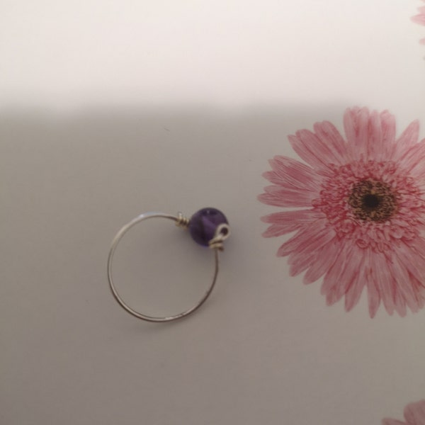 Stress Ring Anxiety Fidget Ring With Beads. Anti Stress Ring. Thumb Ring Spinner STIM Ring ...