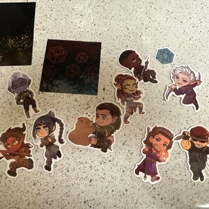 Fanmade BG3 Companion Sticker Pack - Etsy