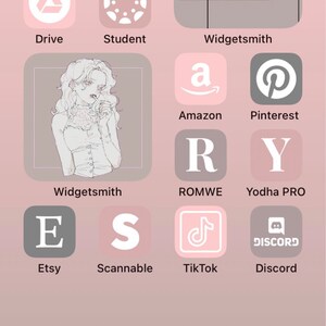 3,000,000 Ios14 App Icons, Neutral Pink Aesthetic Widget Ios 15 Cover ...