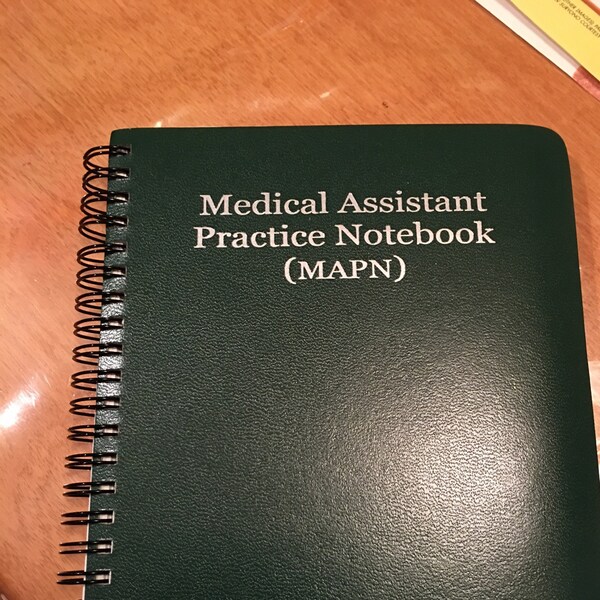 Medical Assistant Practice Notebook - Etsy