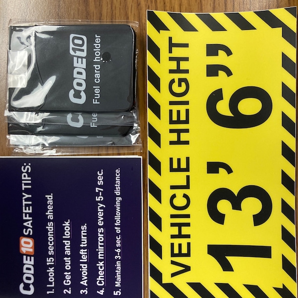 Vehicle Height Sticker for Commercial Trucks and Delivery Vans and ...