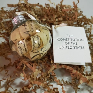 The Constitution of the United States Parchment Reproduction Historical ...