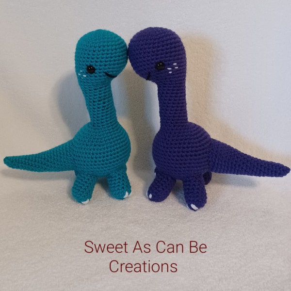 PATTERN: Bruno the Brontosaurus - Crochet Brontosaurus Pattern ...