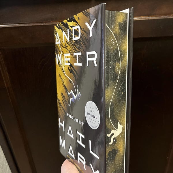 Project Hail Mary Special Edition by Andy Weir: Sprayed & Stenciled ...