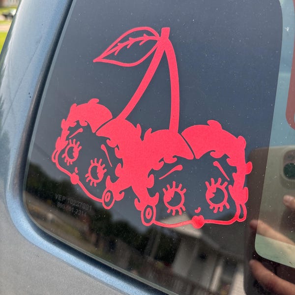 Mifffy Bunny Tramp Stamp Decal Cute Car Sticker Cute Bumper Sticker ...