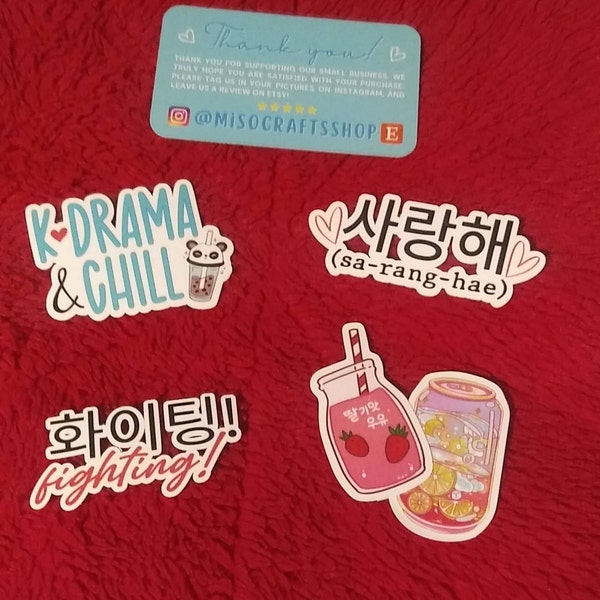 Saranghae, I Love You in Korean Sticker, K-drama Sticker, Korean Drama ...