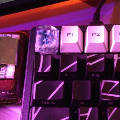 Orange Resin Keycap, Cute Keycap, Space Bar Keycap, Custom Keycap ...