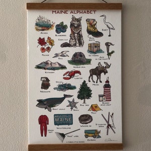 MOOSE Folk Art Print 8x10 Limited Edition - Etsy