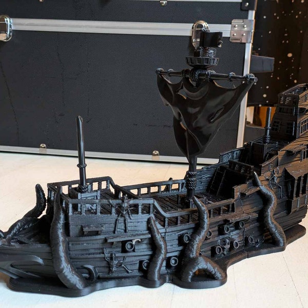 Ghost Pirate Ship 3D Printed Dice Tower - Mythic Roll Collection by ...