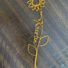 Sakura Wire Planner Clip, Sakura Decorative Wire Bookmark, Gold Sakura ...
