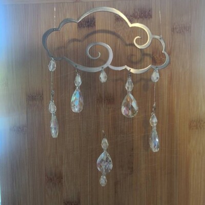 Raincloud Suncatcher Frame 2.5 X 5 Inch 7 Holes Stainless Steel or ...