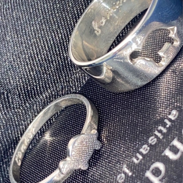 Turtle Dinosaur Promise Ring for Couples - Turtle Jewelry, Matching His ...