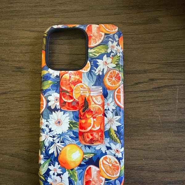Azulejo Lemon Floral Summer, Lemon Flower Summer Phone Case, iPhone 15 ...