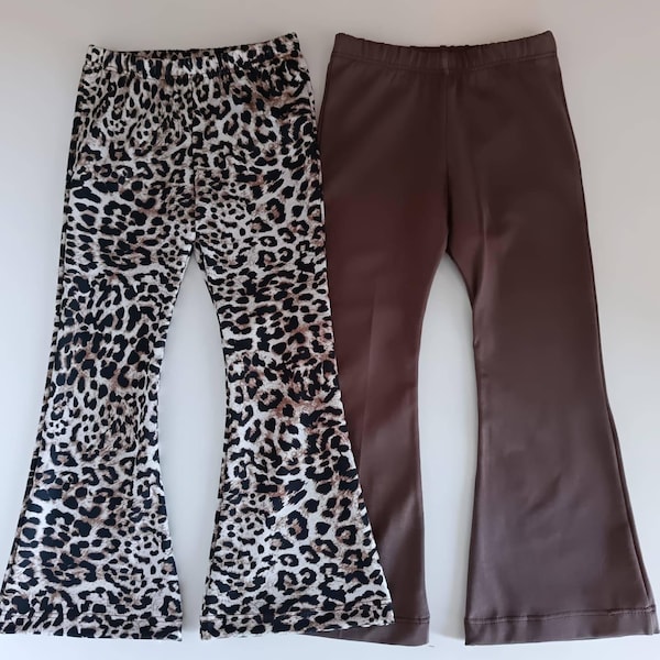 Flare Leggings Sewing Pattern for Children, Bell Bottom Pants Pattern ...