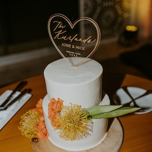 Vintage Style Wedding Cake Topper With Personalization 5979 - Etsy