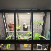 AKERBAR Desktop Greenhouse (17in) Acrylic Pegboard and Shelf Kit for ...