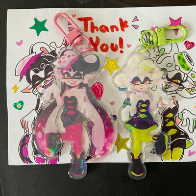 Splatoon Idol Keychains - Etsy