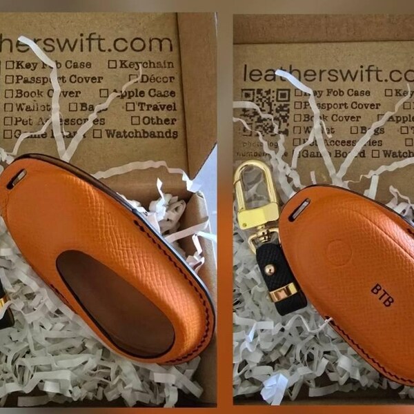 Volvo Ex30 Leather Key Fob Cover, 2024-2025 Volvo EX30 Polestar 4 Key ...