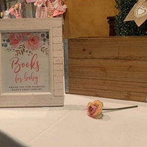 Books for Baby Sign, Printable Baby Shower Book for Baby Sign, Books ...