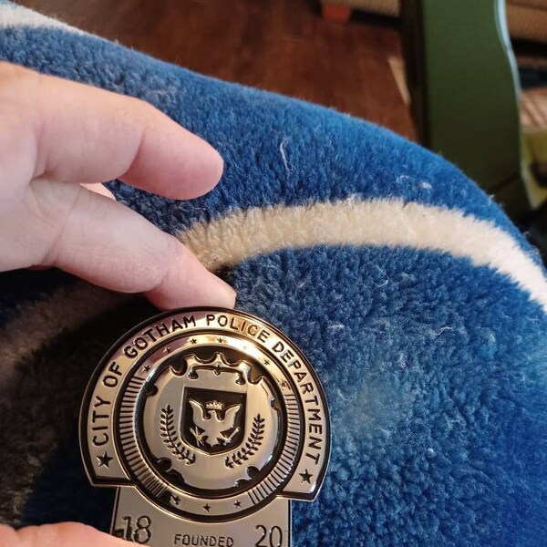 Nolan Trilogy Chrome Metal GPD Police Badges - Etsy