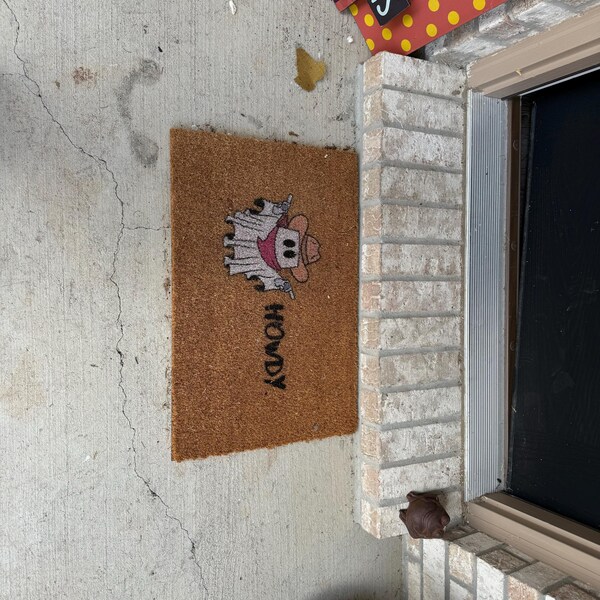 Personalized Family Last Name Fall Doormat Custom Name Pumpkin Door Mat ...