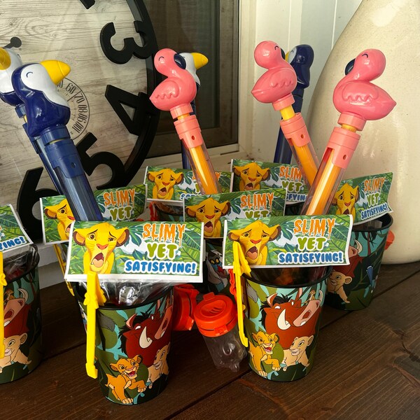 Lion King Simba Treat Bag Topper - Lion King Party - Printable Topper ...