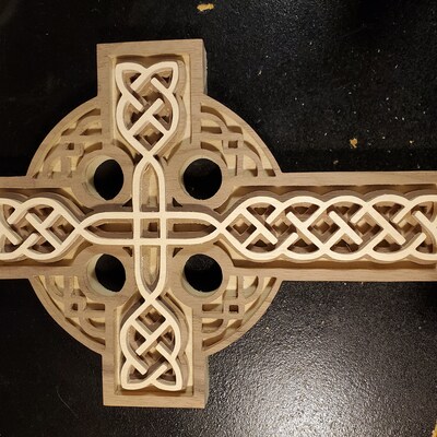 C221-celtic Cross Scroll Saw Pattern pdf, Dxf, Svg, Eps - Etsy