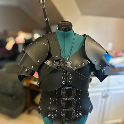 Leather Back Sword Strap, Harness Scabbard Holder Medieval LARP ...