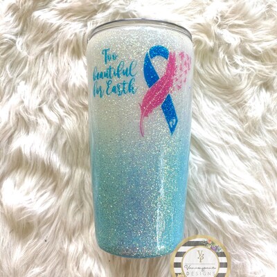 Miscarriage Infant Awareness Ribbon Feather With Birds SVG Baby Loss ...