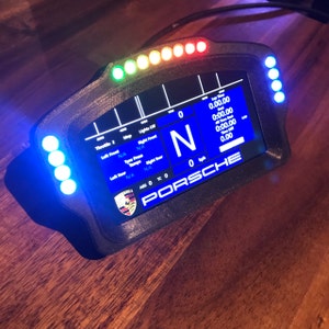 Sim Racing Dashboard Touchscreen Display Leds RPM Simhub GT - Etsy