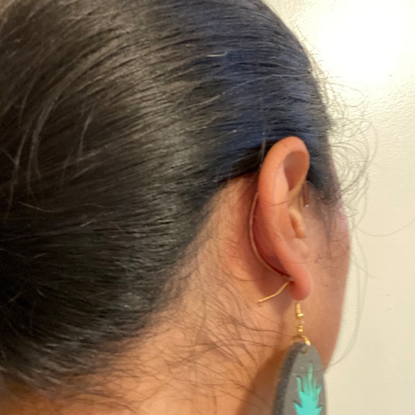 Ear Support Lobe Lifters Silver Fox Color - Stabilize & Lift Earlobes ...