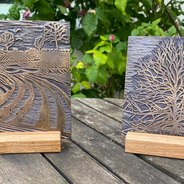 Oak Glass Display Stands | Slender Stands - Available in Multiple ...