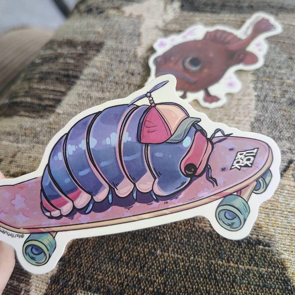 Japanese Emperor Caterpillar, Hiking, Bug, Insect, Vinyl Sticker - Etsy