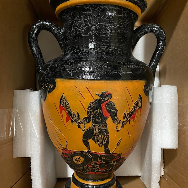 God of War Kratos Vase - Etsy