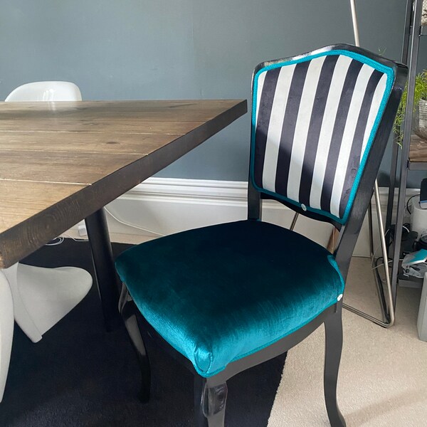 Curved Vintage Leather Arm Chair. Statement Chair. Stylish Hide Arm ...