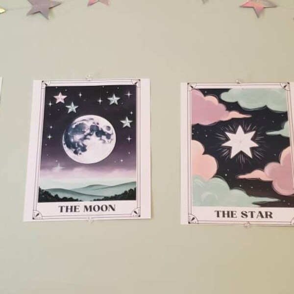 Printable Tarot Deck Post-apocalyptic Theme Gothic Linework Style Cards ...