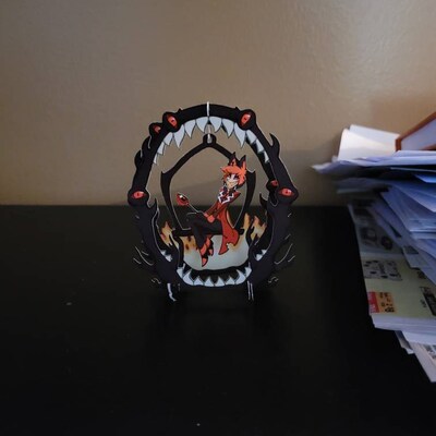 Alastor Hazbin Hotel Paper Craft Standee - Etsy