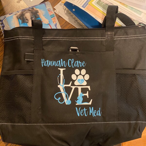Veterinary Technician Bag, Vet Tech Bag, Gift for Vet Tech Week ...