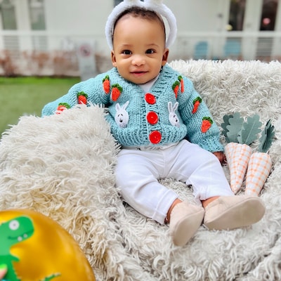 Forest Animals Sweater for Sale, Knitted Sweater for Children, Crochet ...