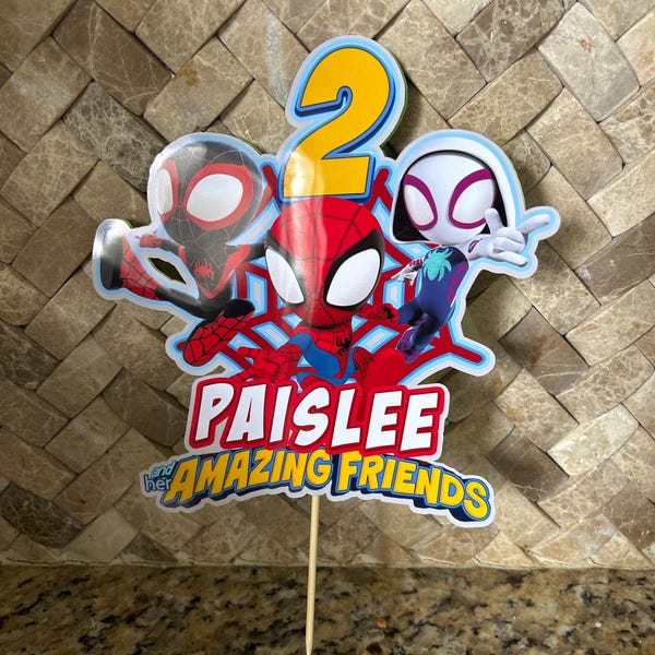 Personalized Character Cake Topper - Etsy