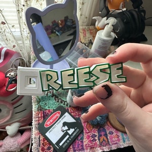 ROBLOX Personalized Custom Name Tag, Keychain, Keyring, Zipper Pull ...