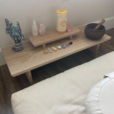 Table Top Altar . Beautifully Handcrafted 3 Tier Buddhist Altars Made ...