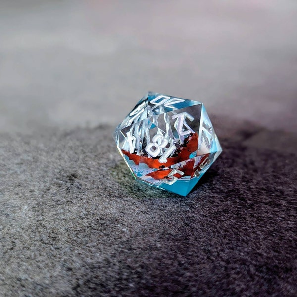 Terrarium Dice Flower Dnd Sharp Edges Dice Set, Plant Druid Dice ...