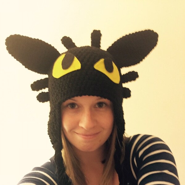 How to Train Your Dragon Toothless Hat, Children's Hat, Adult Hat ...