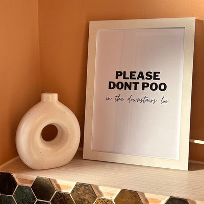 Bathroom Prints Funny Bathroom Decor Bathroom Wall Art - Etsy