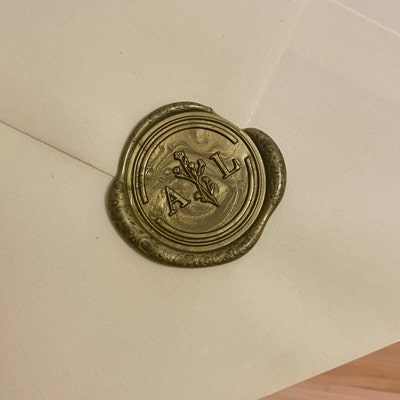 Personalised Logo Initial Wax Seal Stamp Set for Wedding Invitation ...