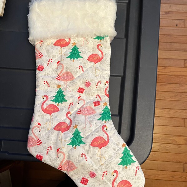 Quilted Apples and Pears Christmas Stocking - Etsy