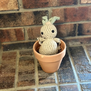 Mandrake Crochet Pattern Amigurumi Wizard Plant DIY PDF, English 2 Head ...