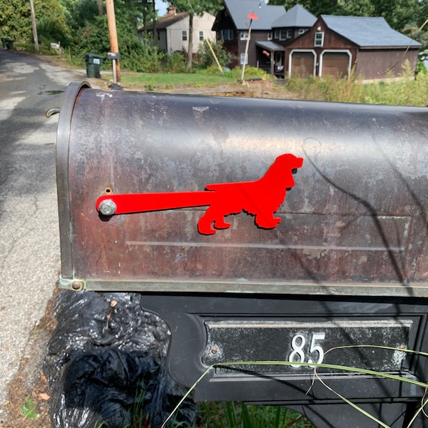 Dog Mailbox Flag: Plasma Cut Metal Art, Custom Breed - Etsy